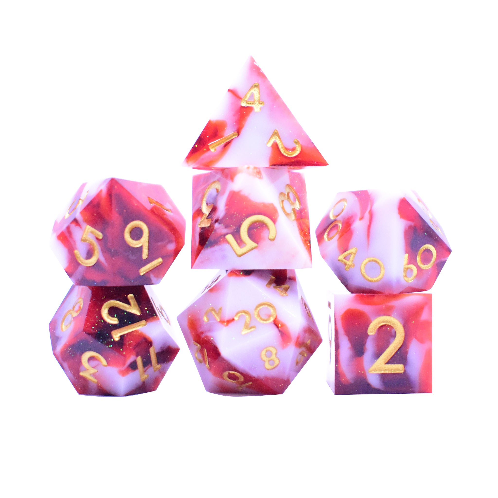 Sharp Edge Dice (Blood Zebra) – Crits and Bits
