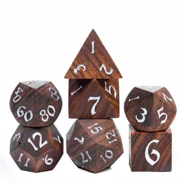 Wooden Sharp Edge Dice – Crits and Bits